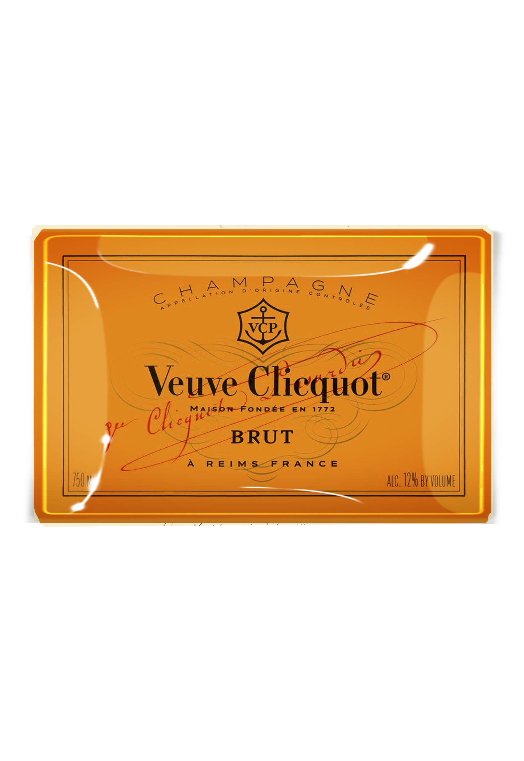 Veuve Clicquot Brut Decoupage Glass Tray – Finch & Co