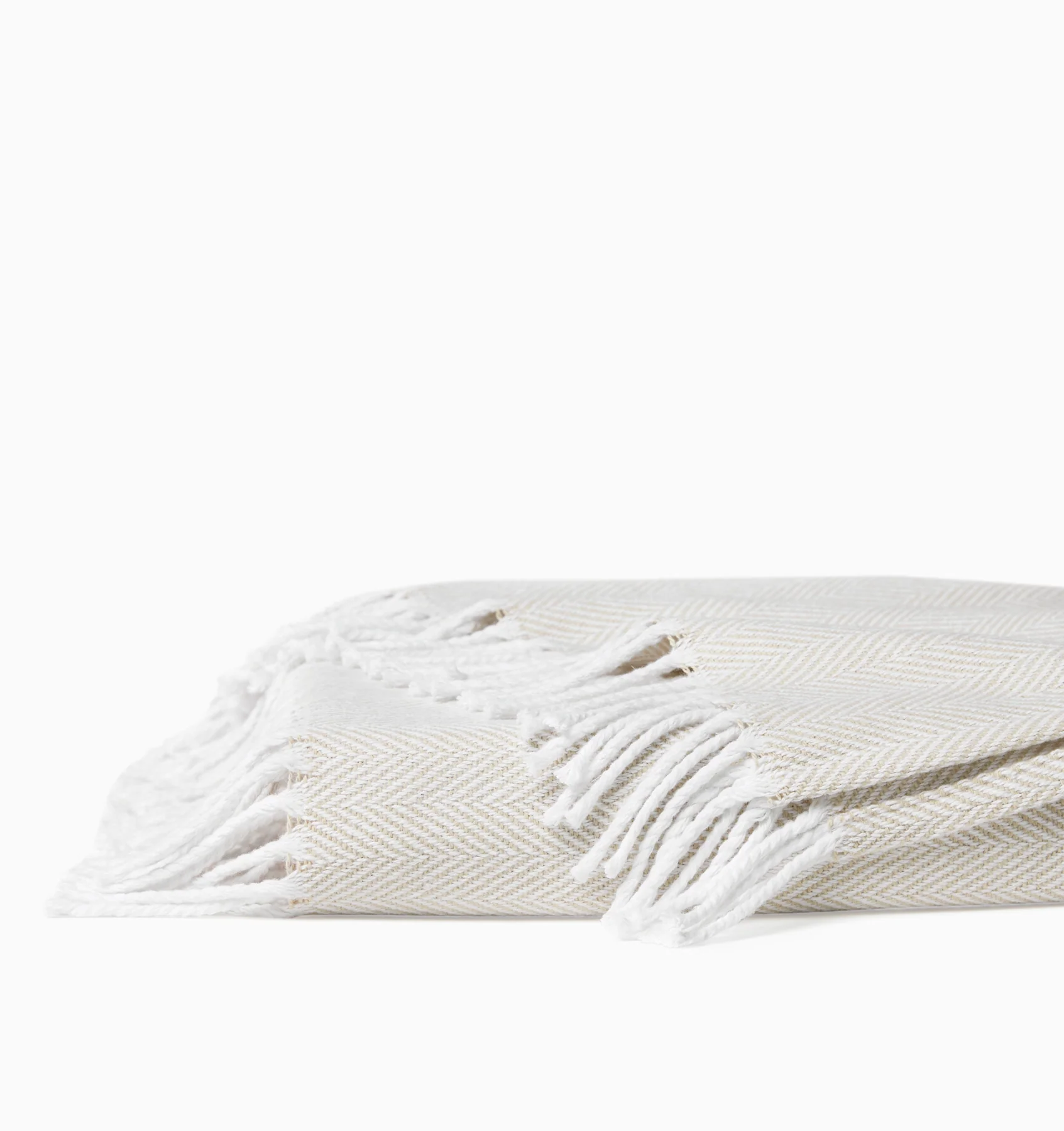 Celine Throw - White/Sand – Finch & Co