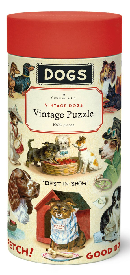 Vintage Dogs 1,000 Piece Puzzle – Finch & Co