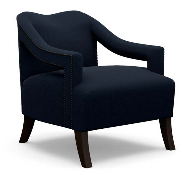 Langham Navy Club Chair – Finch & Co